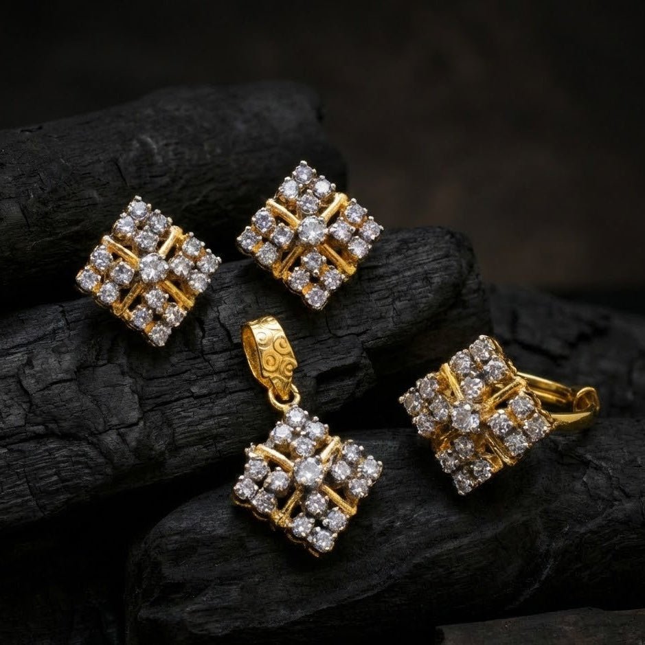 Pyramid Locket Sets – ZevarPalace