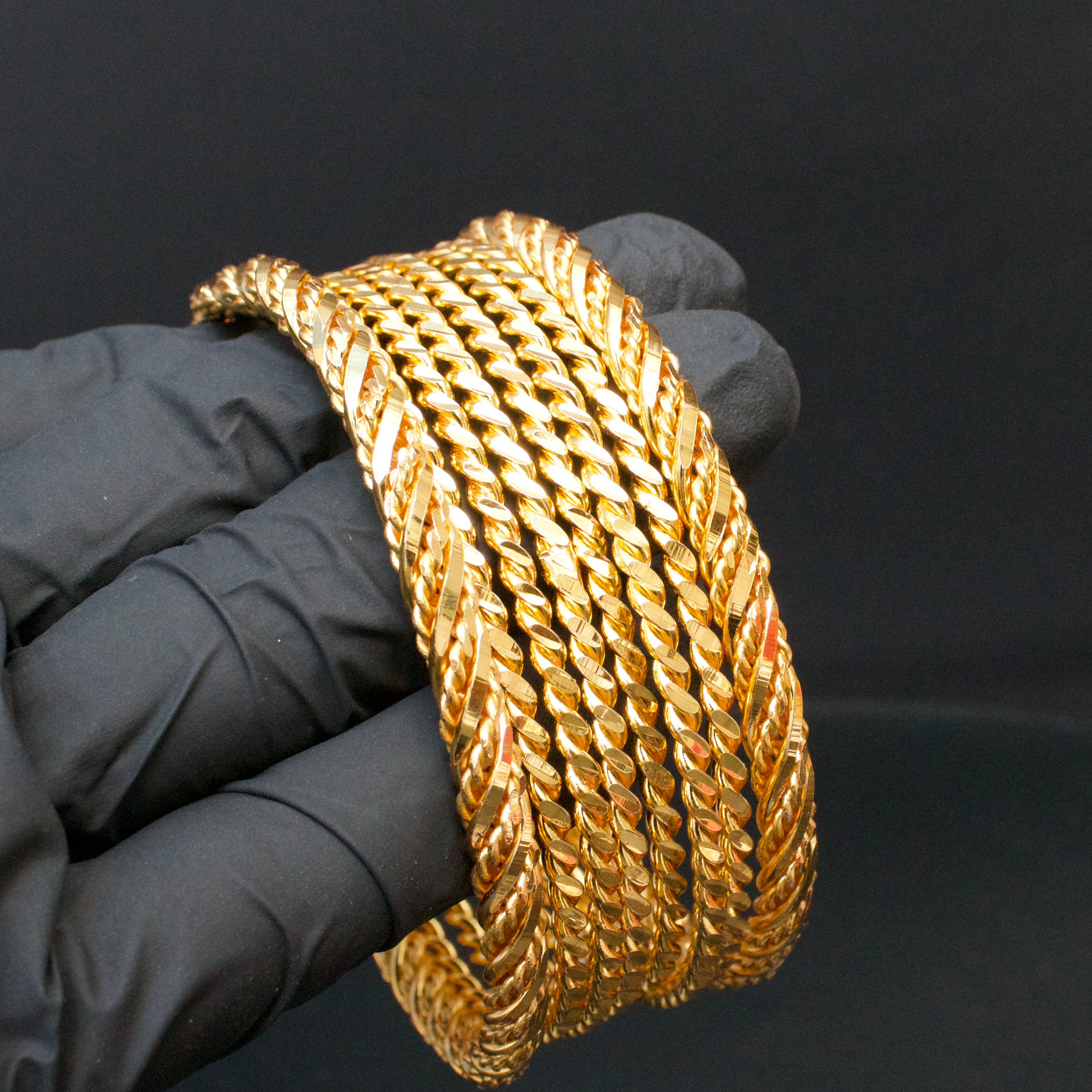 Gold Plated Golden Bangles