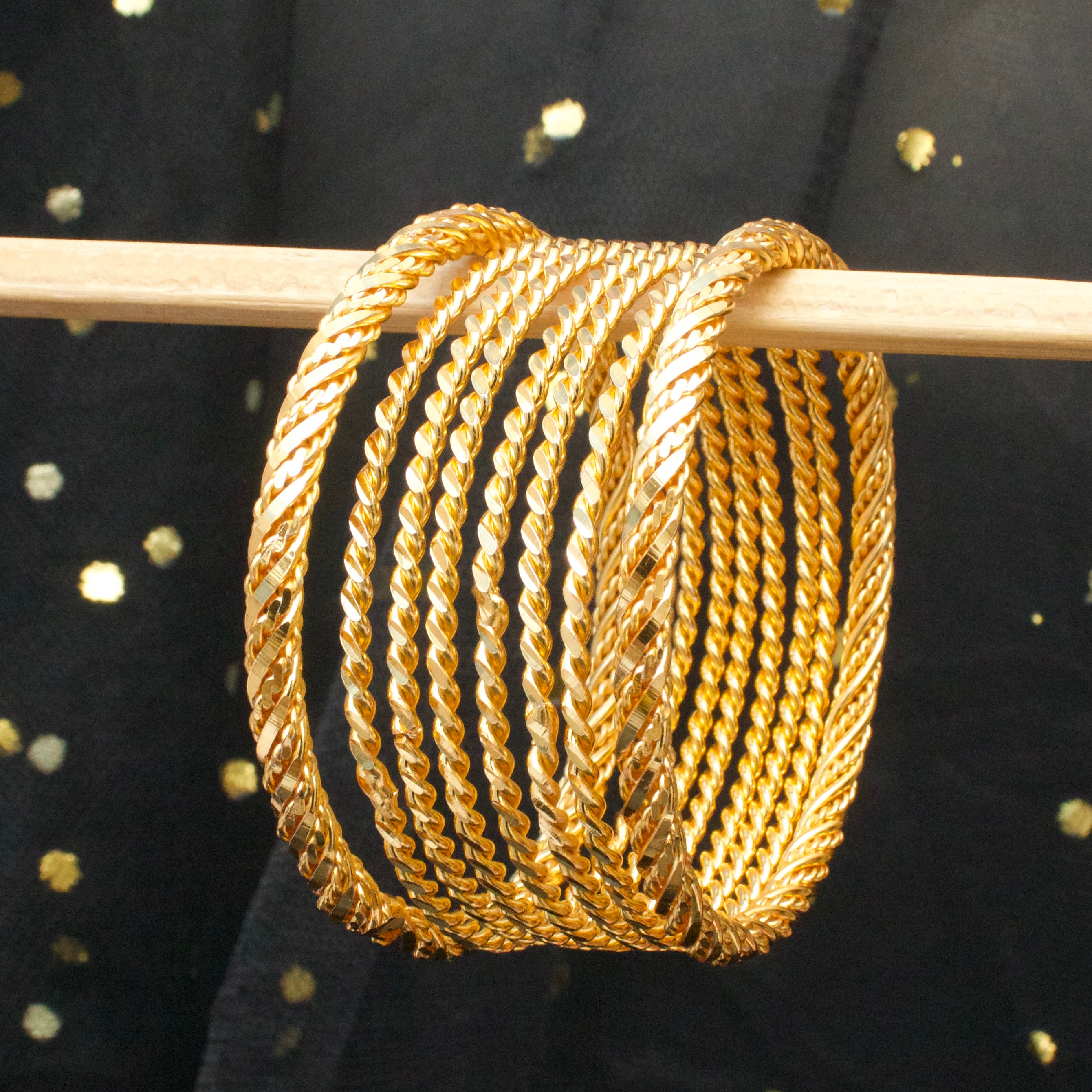 Gold Plated Golden Bangles