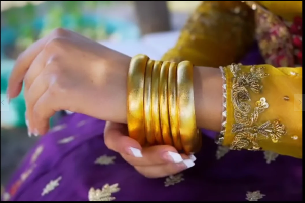Shabnum Golden Bangles