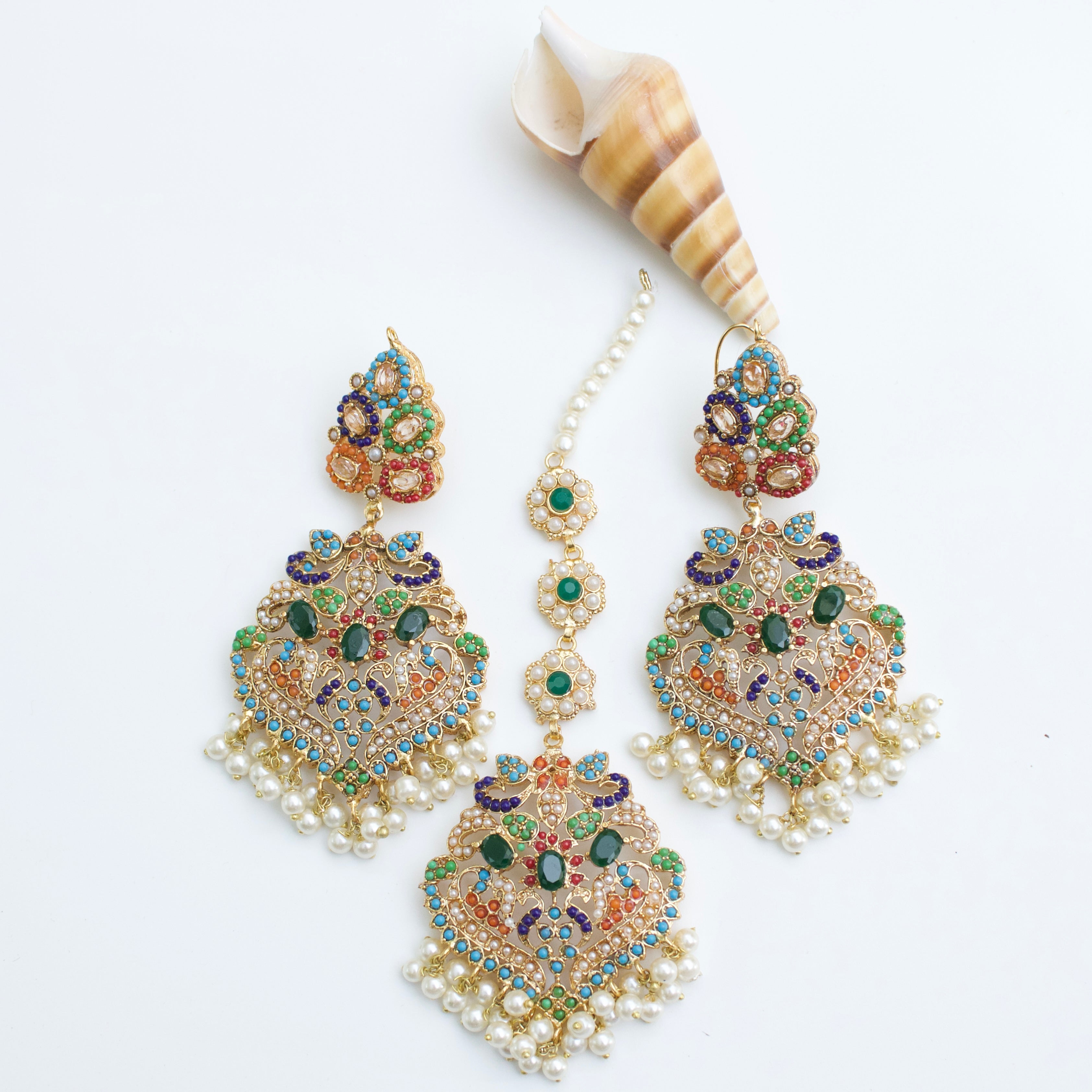 Earrings & Teeka