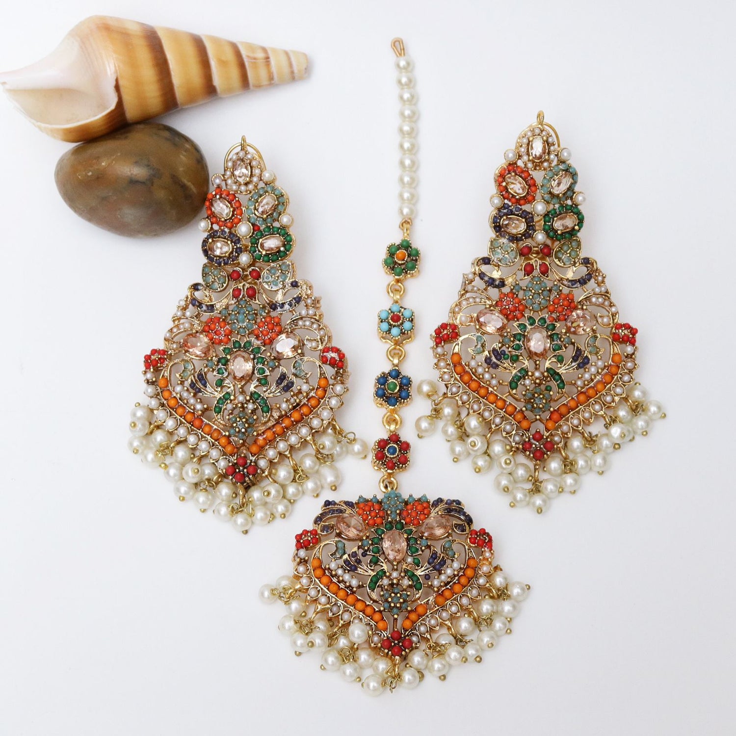 Earrings & Teeka